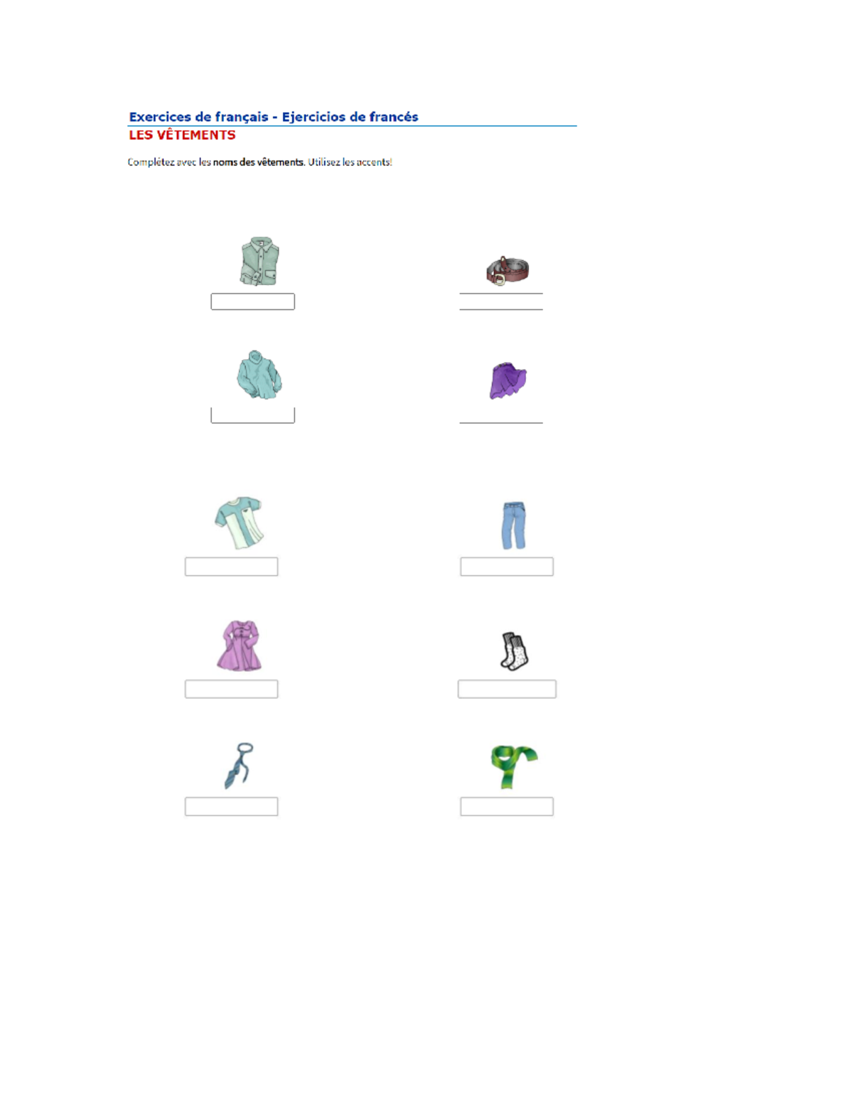 Ejercicios francois - frances 3 - Studocu