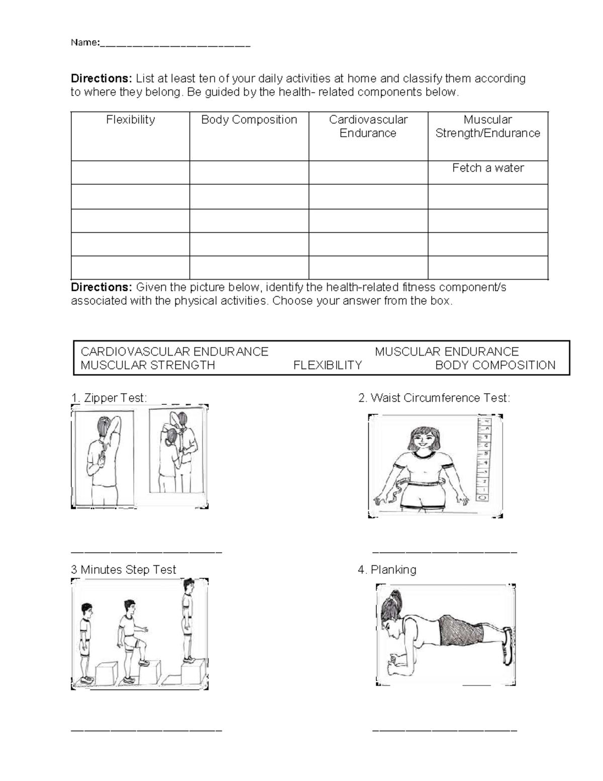 PE 8 Module 1-Q4 - None - Name:____________________________ Directions ...