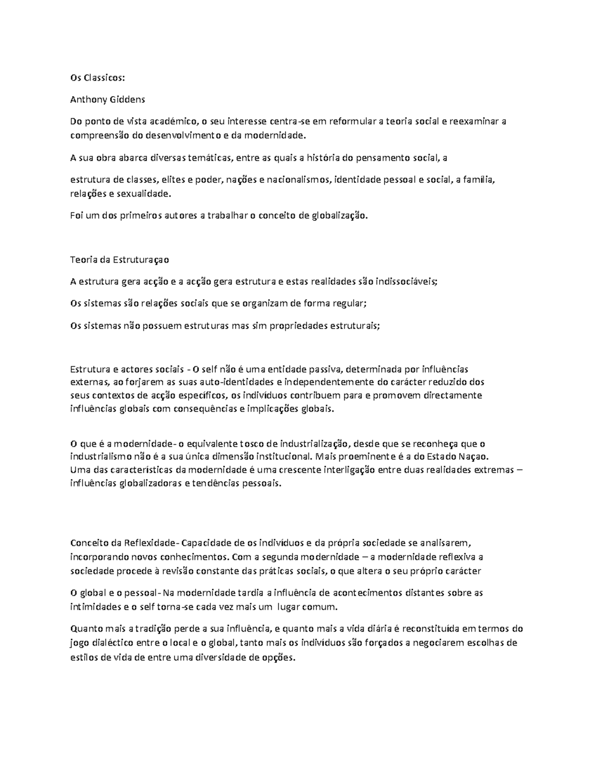 Resumos soc - Resumo Sociologia - Warning: TT: undefined function: 32 Warning: TT: undefined ...