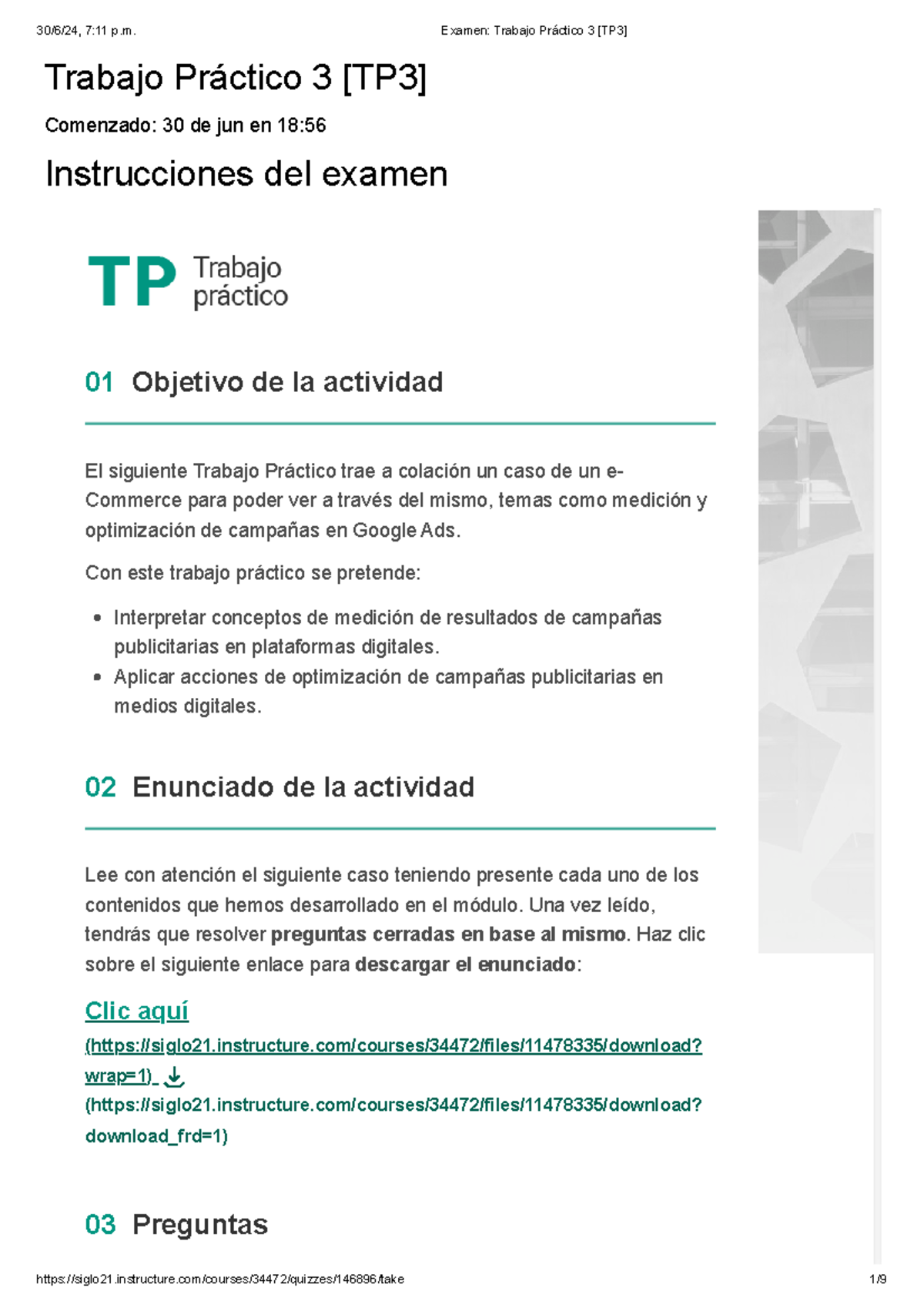 TP3 - Certificaciones Digitales - 100% - Trabajo Práctico 3 [TP3] Comenzado: 30 de jun en 18 ...