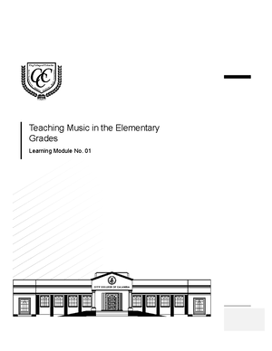 Module 2 Teaching English IN Elementary Grades Through Literature ...