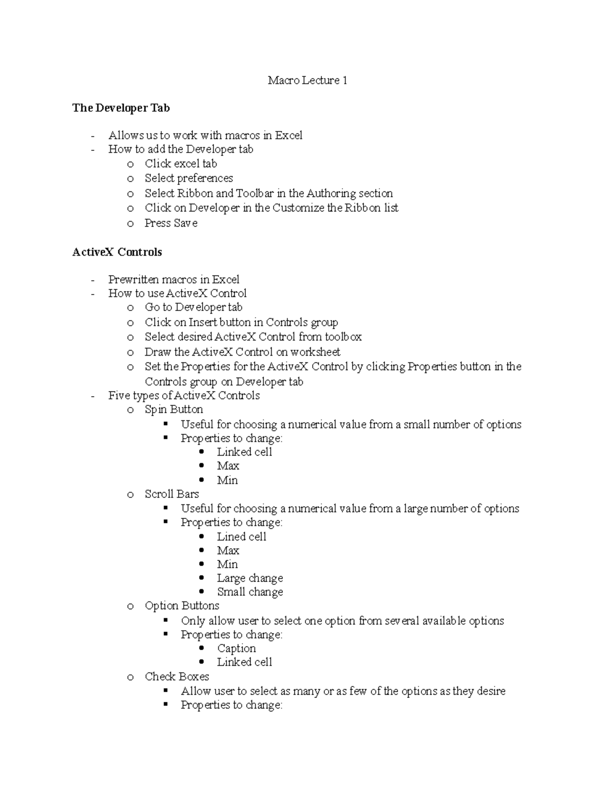 Macro Lecture 1 - Studocu