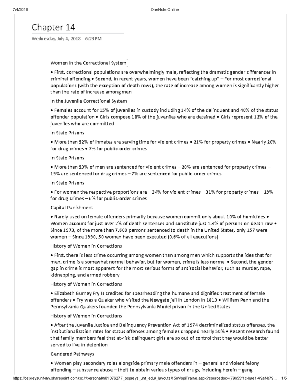 Chapter 14 notes corrections - 7/4/2018 OneNote Online Chapter 14 ...