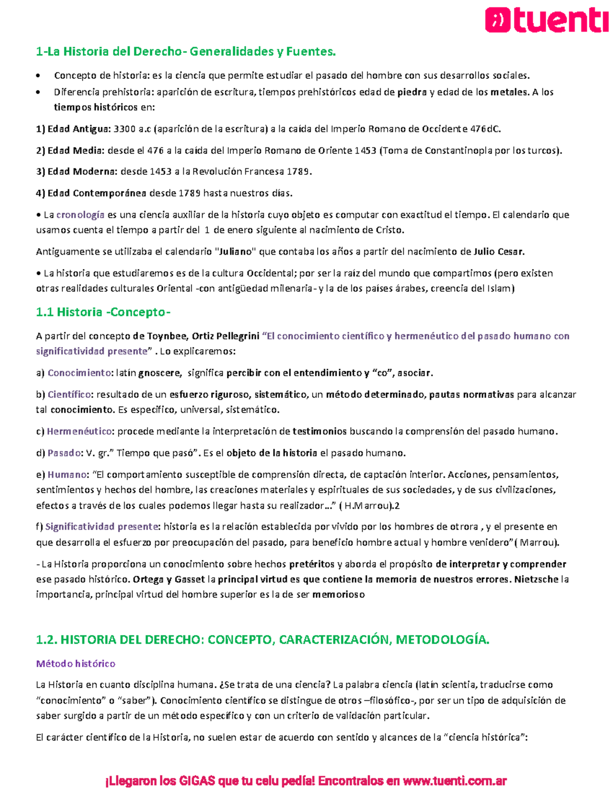 Resumen modulo 1 y 2 Historia - Warning: TT: undefined function: 32 Warning: TT: undefined ...