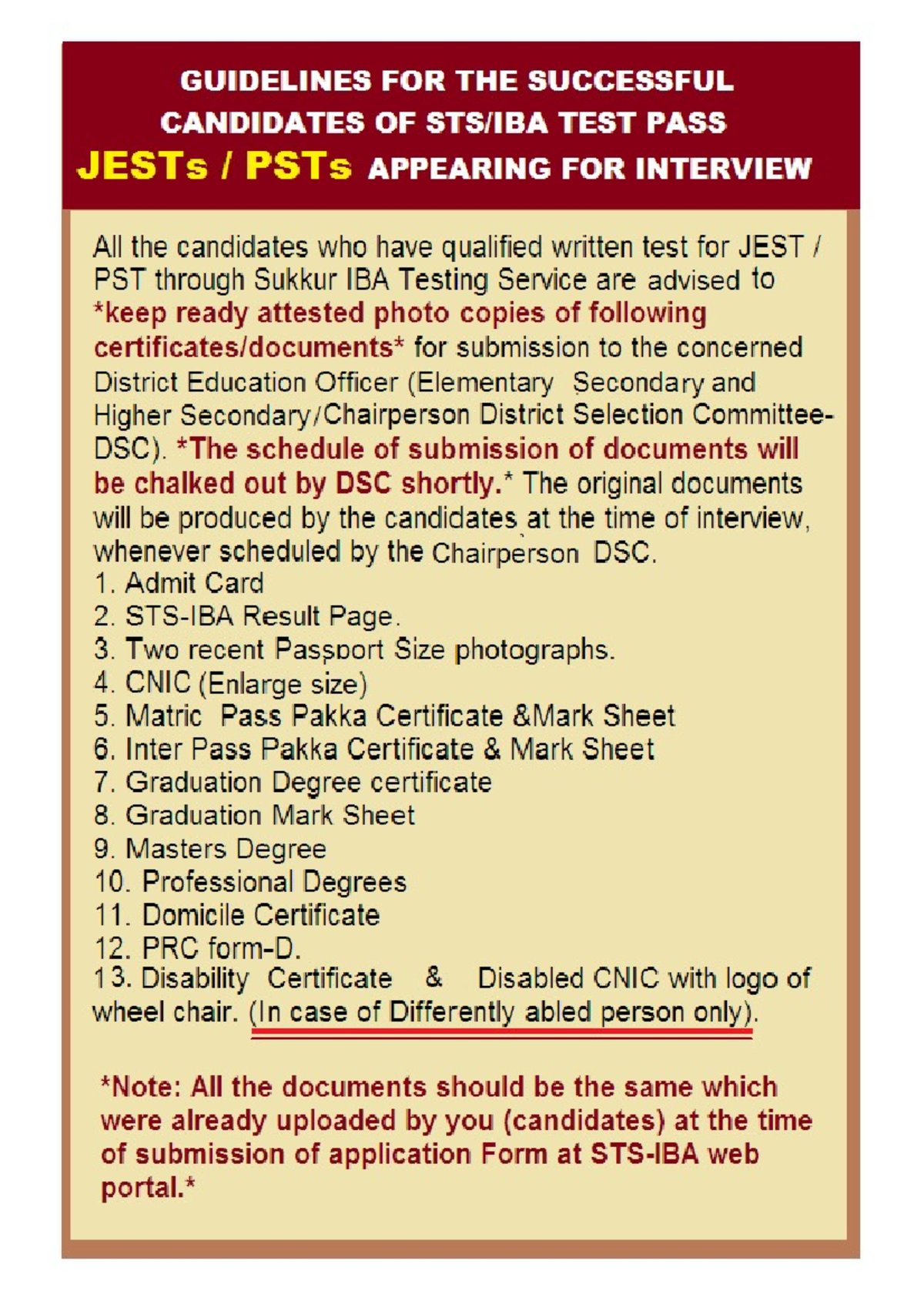 PST and JEST Guideline (English Version) - Studocu