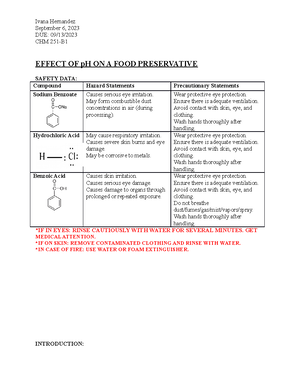 Exp 2 Chem251. Seperating the components of panacetin (1) - I. Jason A ...