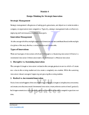 IDTModule 5 - Module 5 notes - NOTES BY Module 5 Design Thinking ...