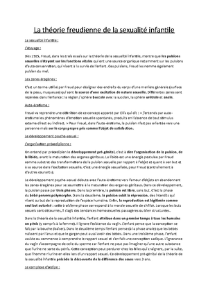 La théorie freudienne des pulsions - La théorie freudienne des pulsions ...