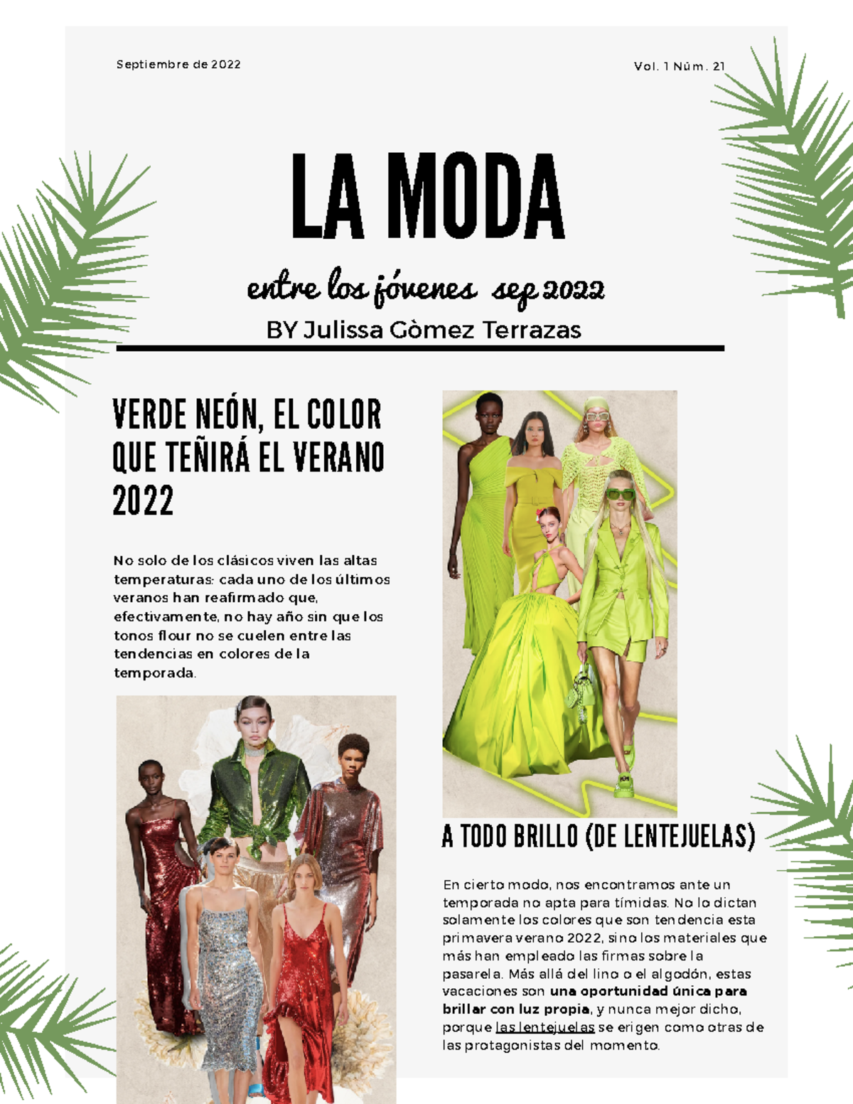 NOTA MODA - nota periodística inventada atv - LA MODA entre los jóvenes ...