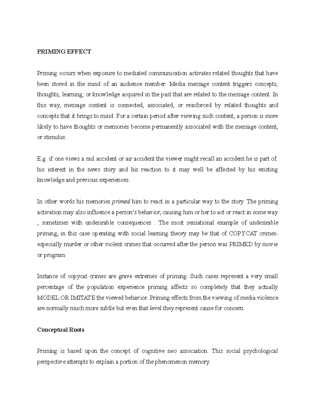 Ch08 Priming effect - Theories-of-Communication - PRIMING EFFECT ...