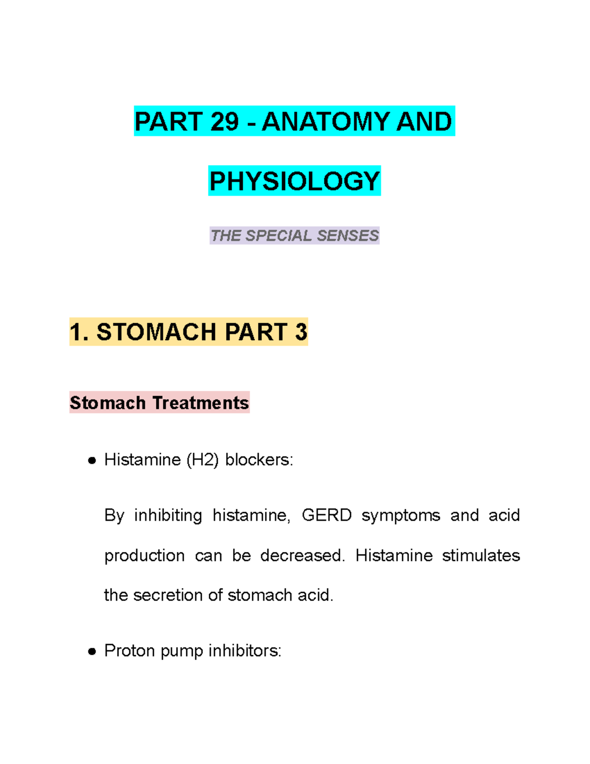 PART 29 - Anatomy AND Physiology - PART 29 - ANATOMY AND PHYSIOLOGY THE ...