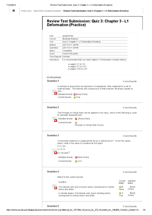 Structural Analysis Subject Outline - SUBJECT OUTLINE 48349 Structural Analysis Attendance: 4hpw ...