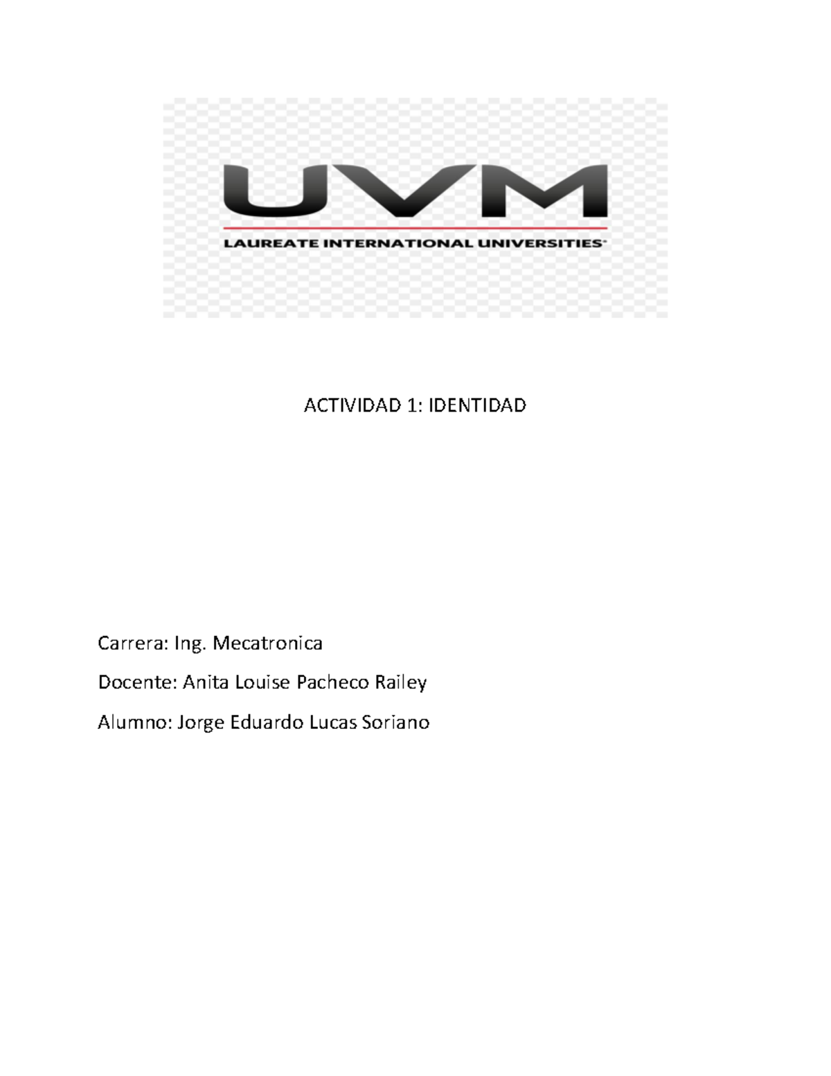 Actividad 1 Identidad - nada - Empatia para resolver - ACTIVIDAD 1 ...