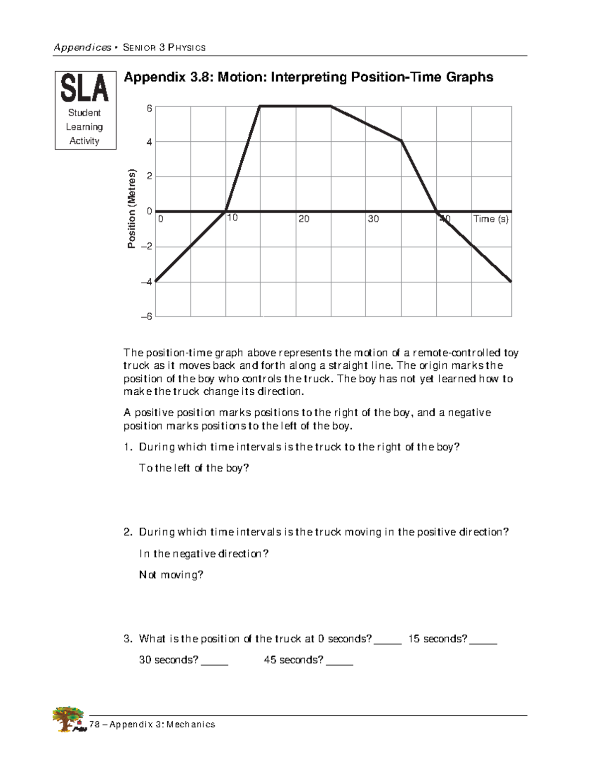 Senior 3 Physics 17 - 78 – Appendix 3: Mechanics Appendices • SENIOR 3 ...