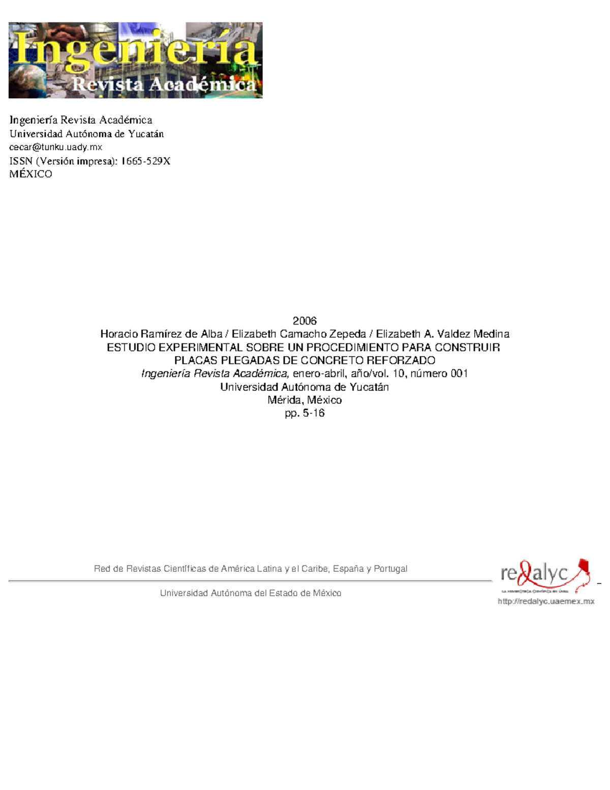 Construc. de placas plegadas de concreto - Tecnologia del Concreto ...