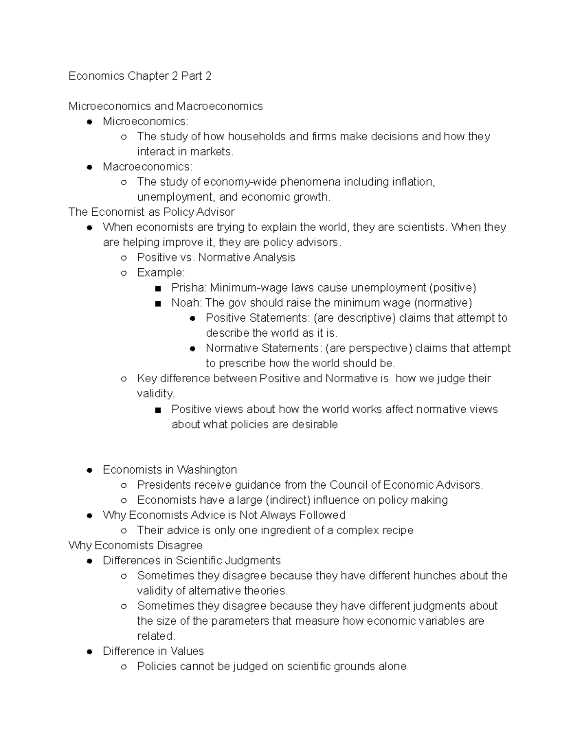 ECON Chapter 2 Part 2 - The instructor for this course was Pei-Yu Sun ...