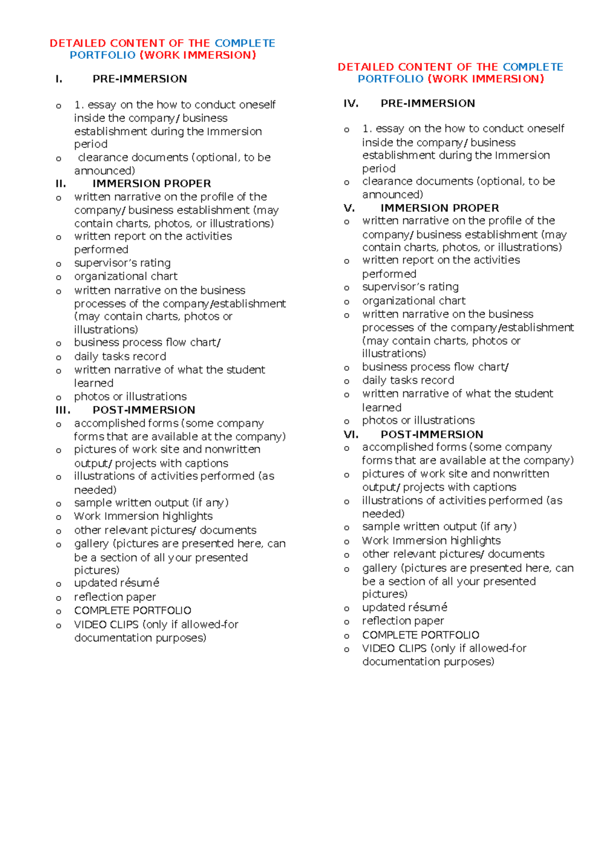 Detailed- Content-OF-THE- Complete- Portfolio - DETAILED CONTENT OF THE ...