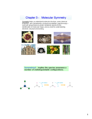Chap1B - Introduction Symmetry Operations - 1 Summary of Symmetry ...
