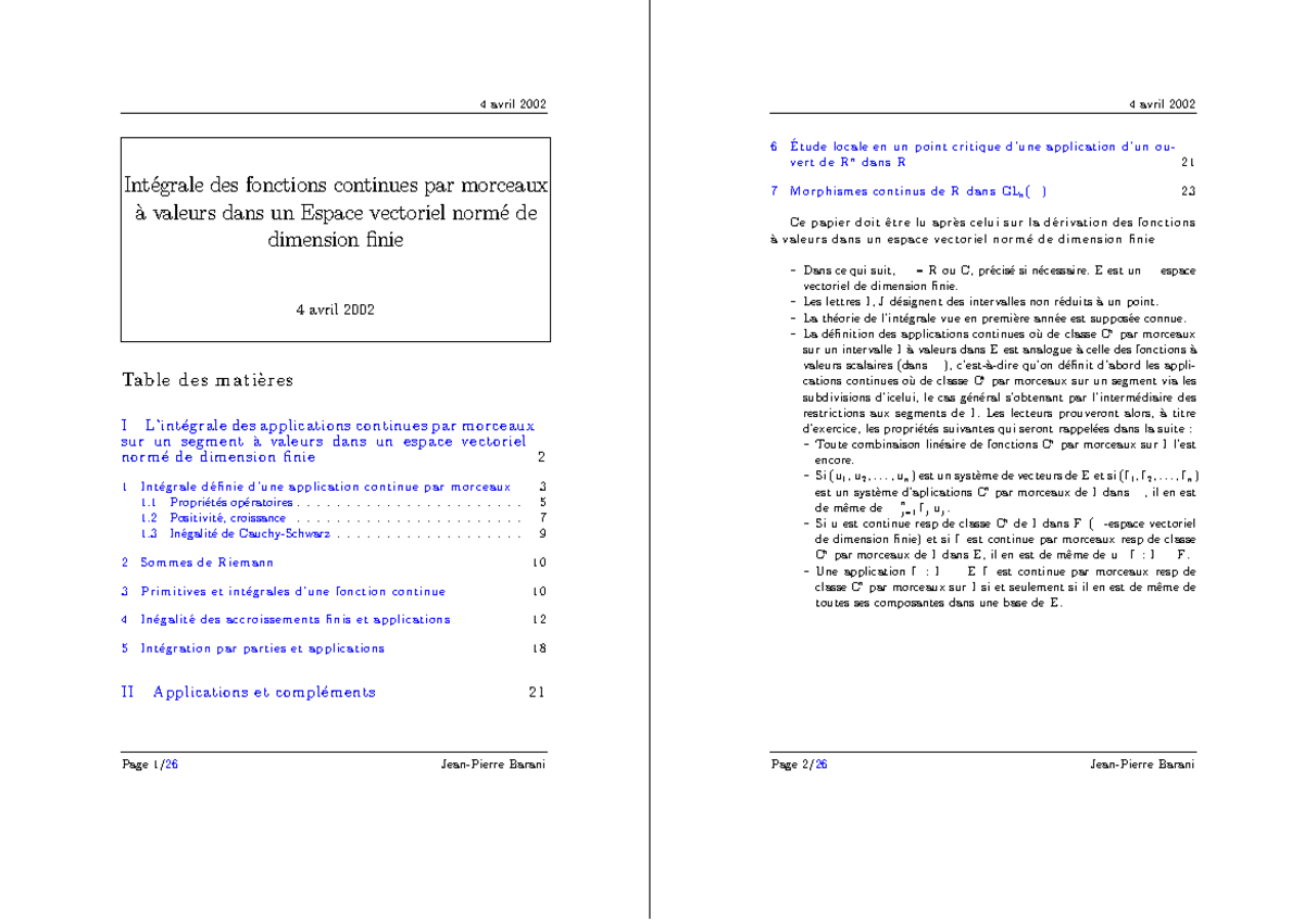 Cours integrales valeurs vectorielles - Int ́egrale des fonctions ...