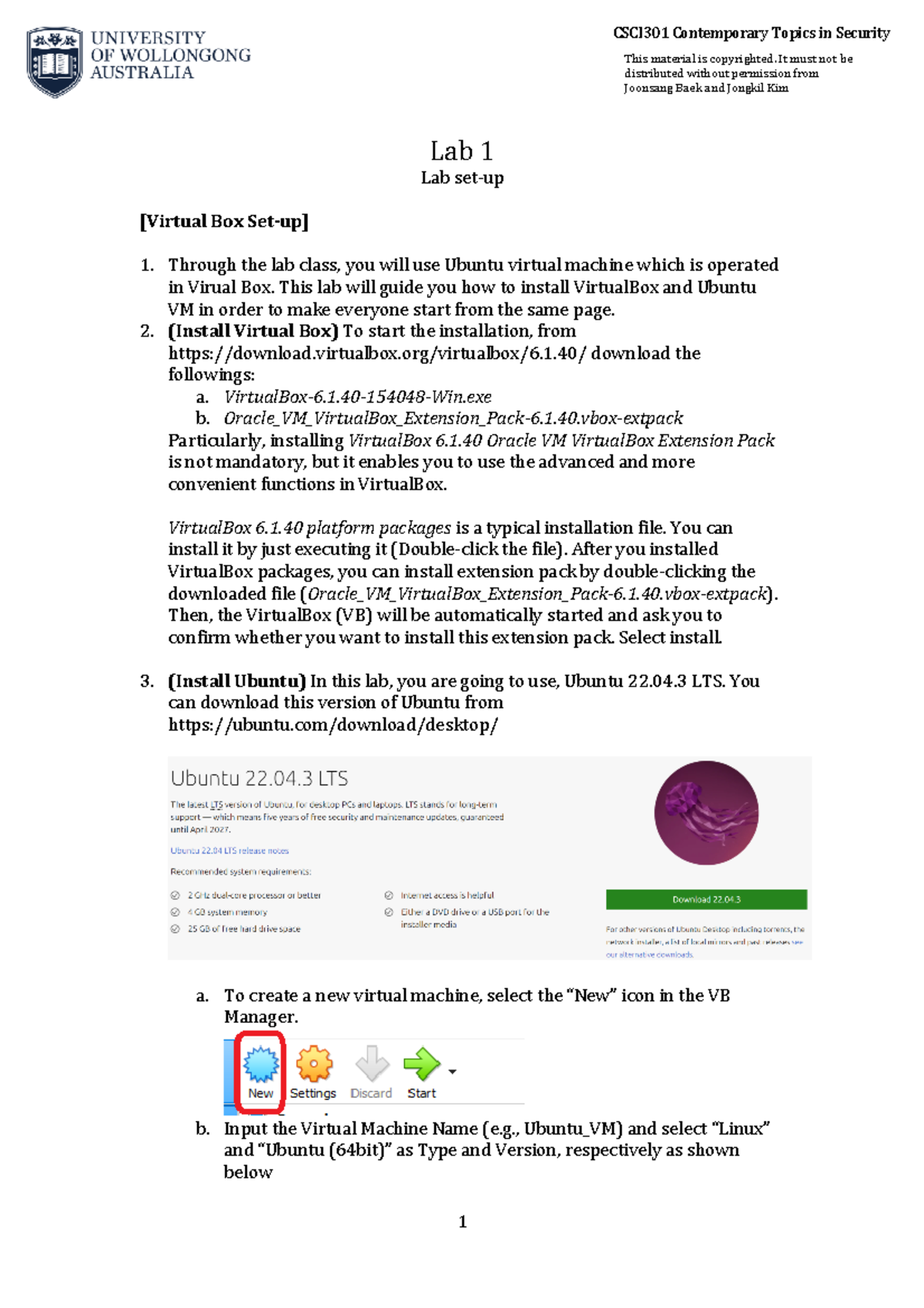 Lab1 - Lab1 - This material is copyrighted. It must not be distributed ...