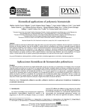 Ensayo Biomateriales Cerámicos - ENSAYO BIOMATERIALES CERÁMICOS ...