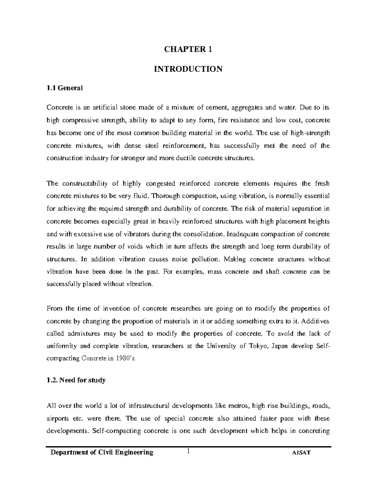 Lecture note geotechnical - 1 CHAPTER 1 INTRODUCTION 1 General Concrete ...