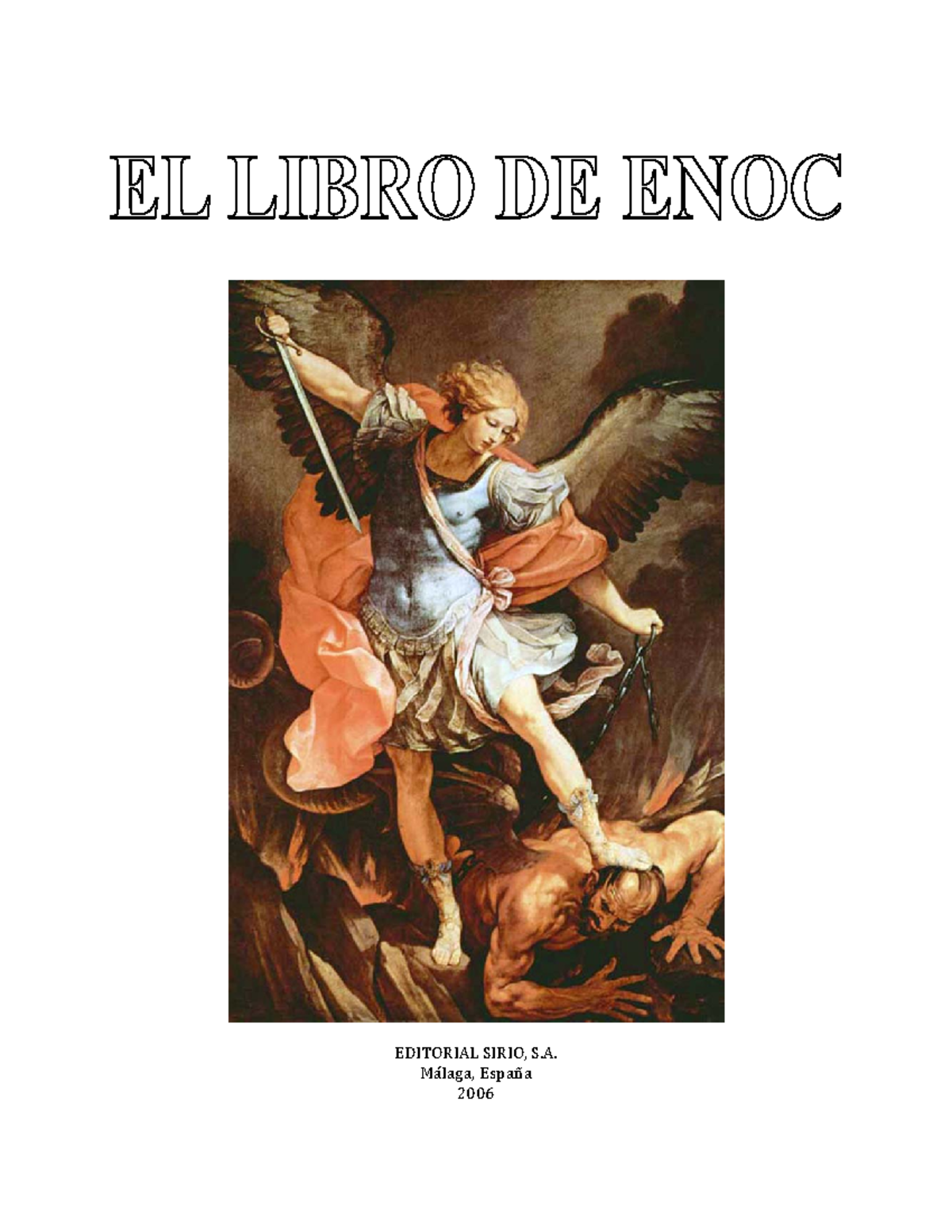 El Libro de Enoc - EDITORIAL SIRIO, S. Málaga, España 2006 - Studocu