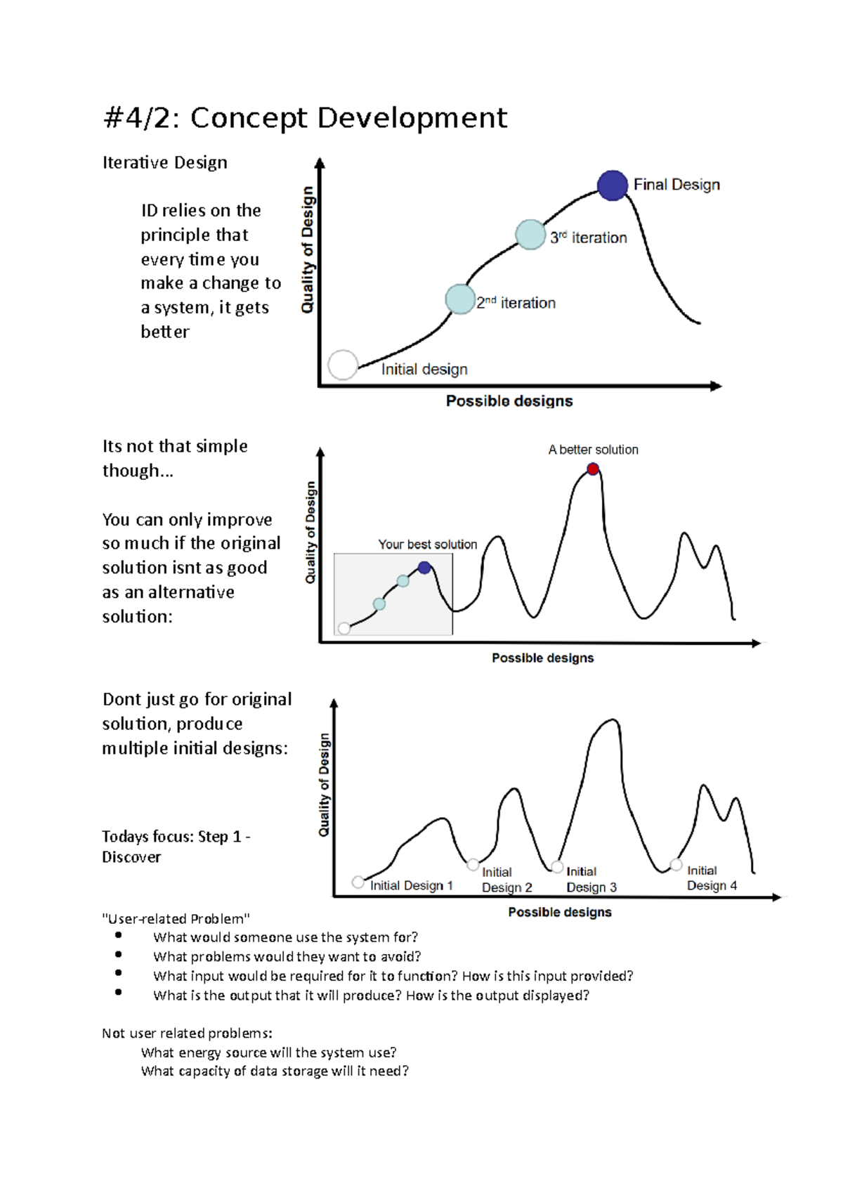 4-2 Concept Development - #4/2: Concept Development Iterative Design ID ...