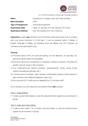 Tutorial 1 - PAF3113 BUSINESS ACCOUNTING TUTORIAL 1 Question 1 For each ...
