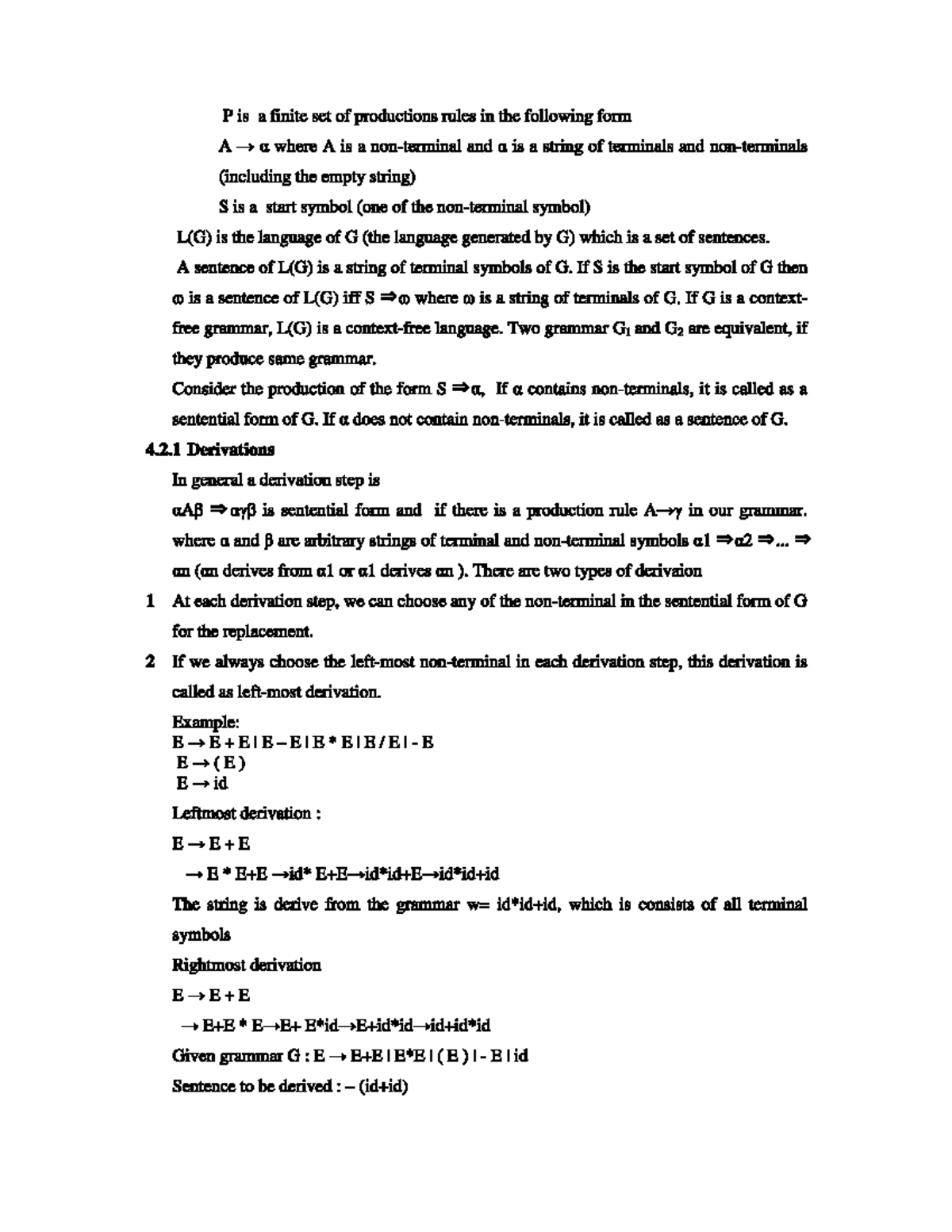 compiler design-ch-2 - Computer Engineering - Studocu