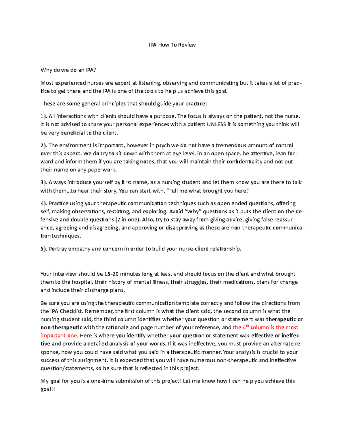 IPA How To Review - This is for IPA Format - IPA How To Review Why do ...