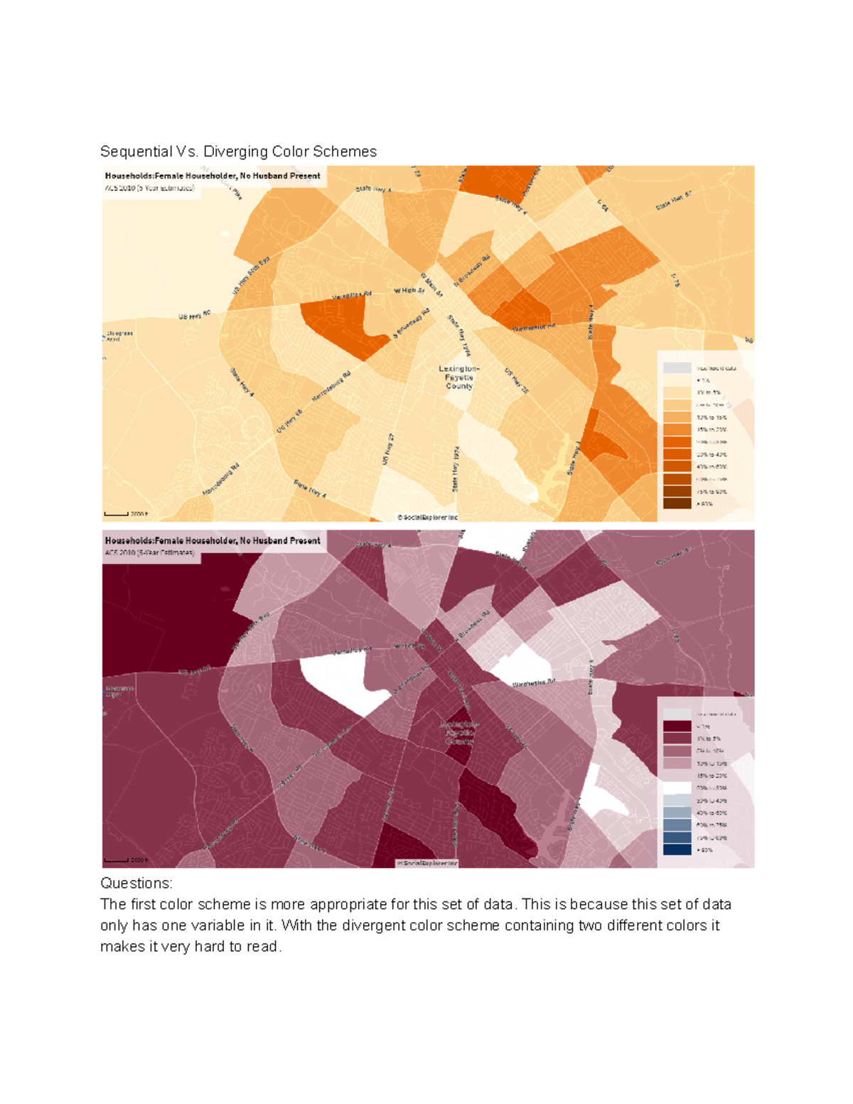 Geo 109 M3 - Google Docs - Project - Sequential Vs. Diverging Color ...