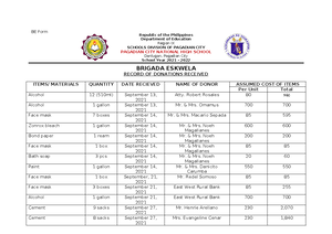BE Form 07 School Accomplishment Report - Department of Education ...
