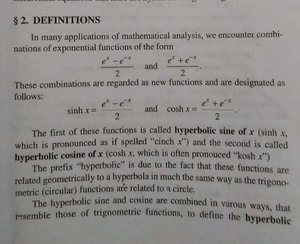 Practicing questions in hyperbolic functions - Bsc maths - Studocu