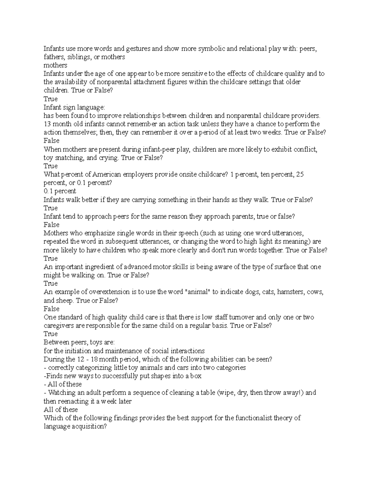 PSY 3215 - PSY 3215 - Infants use more words and gestures and show more ...