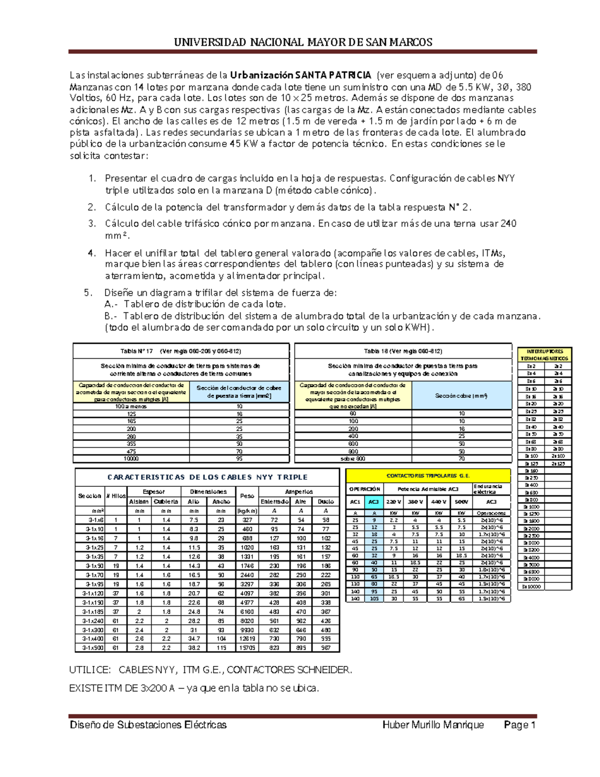 URBA modelo 2do examen - Warning: TT: undefined function: 32 Las instalaciones subterráneas de ...