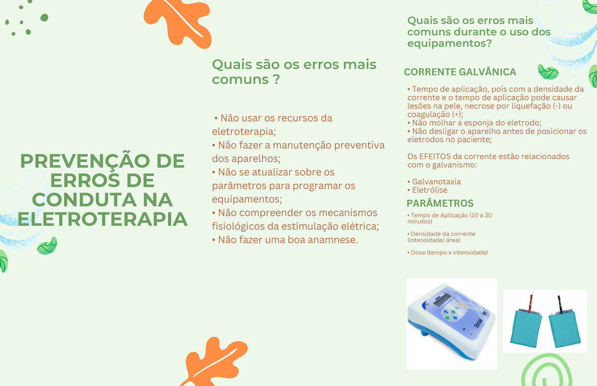 Green Illustrative Mental Health Brochure - PREVENÇÃO DE ERROS DE ...