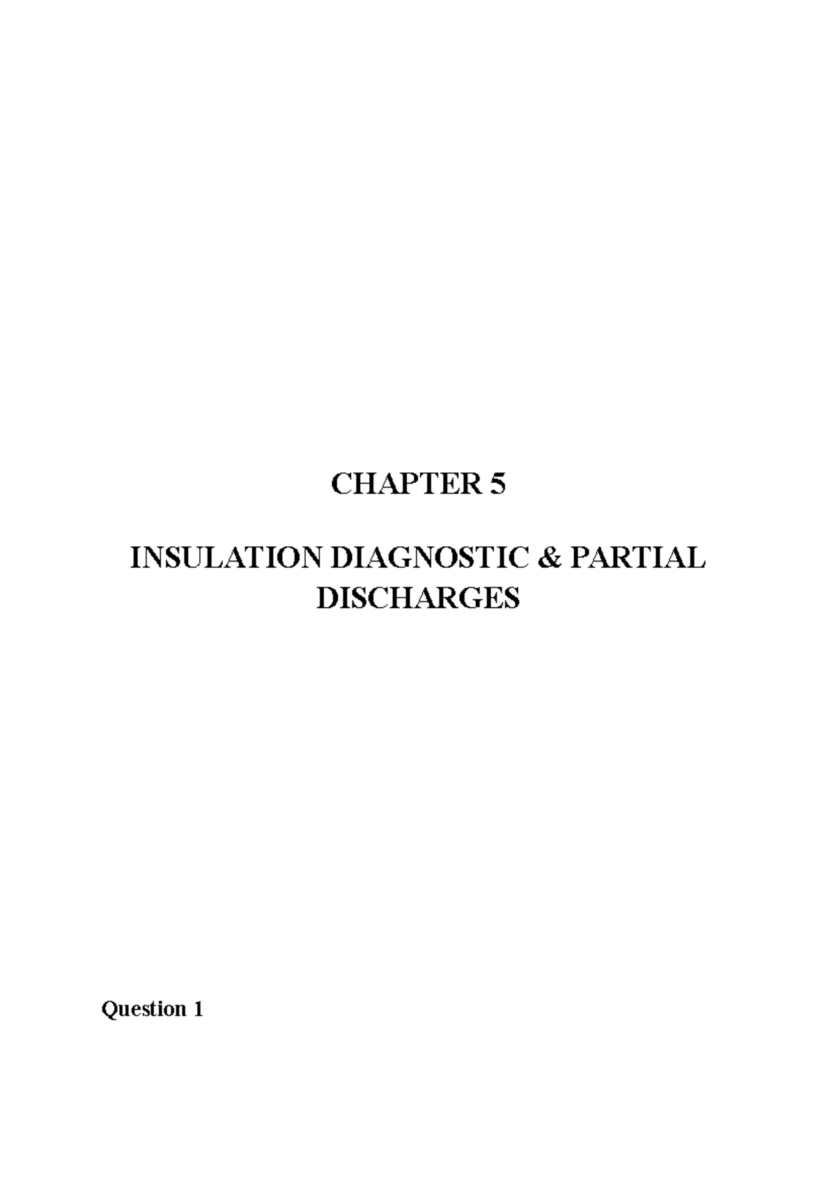 Chapter 5-Example- Partial Discharge - CHAPTER 5 INSULATION DIAGNOSTIC ...