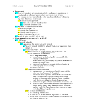 Secured flowchart - outline - Secured Transactions Flowchart Page 1 of ...