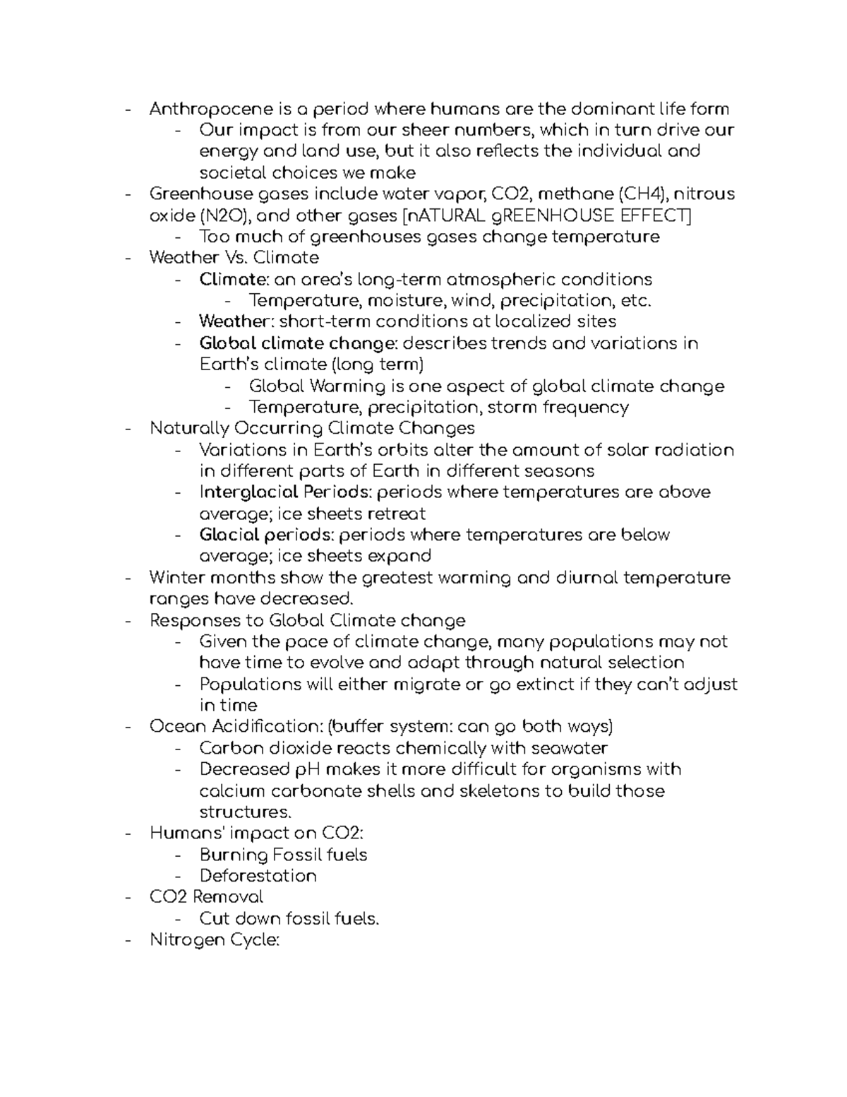 Anthropocene (Chapter 48) - Anthropocene is a period where humans are ...