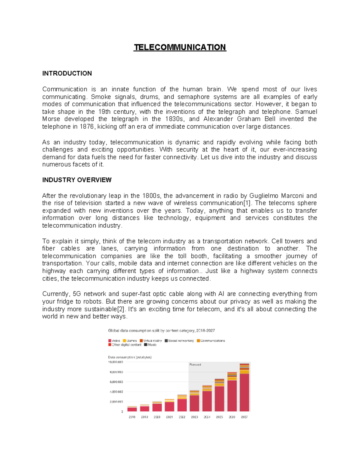 EMS PPT for Various materials - TELECOMMUNICATION INTRODUCTION ...