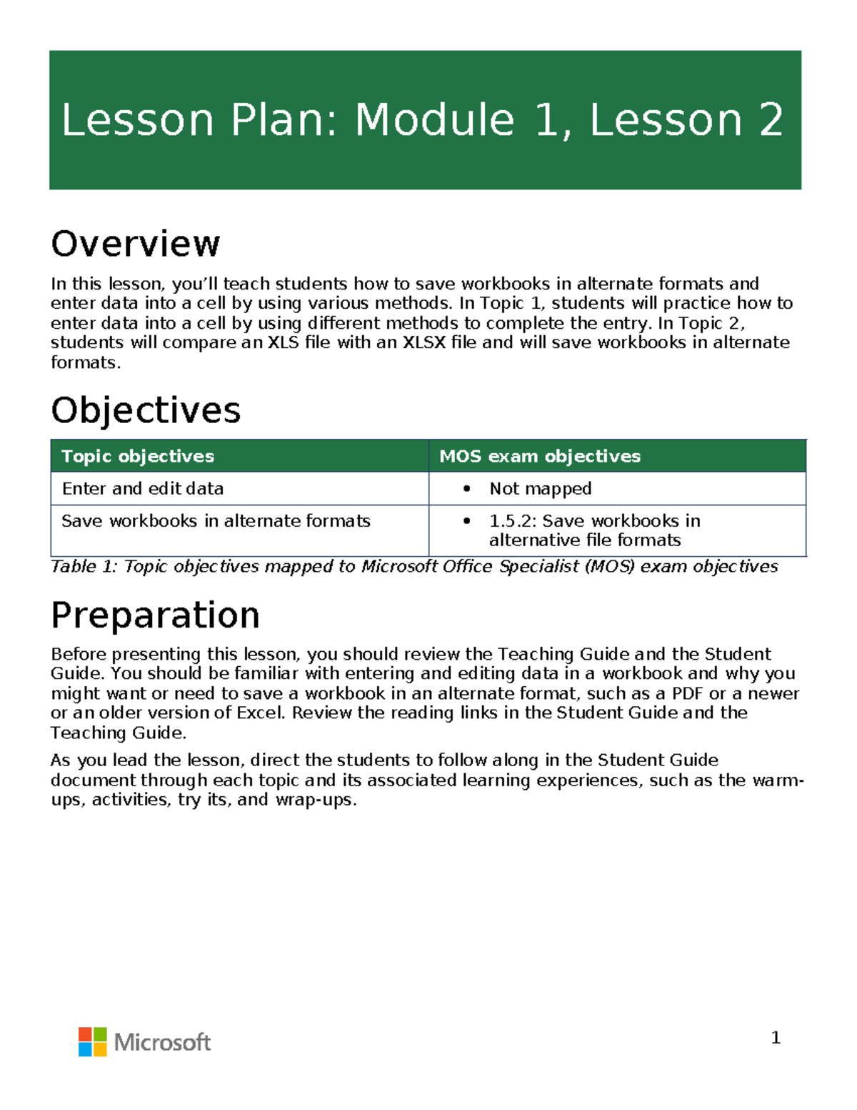 Lesson plan M1 L2 - Summary Data Science - Overview In this lesson, you ...