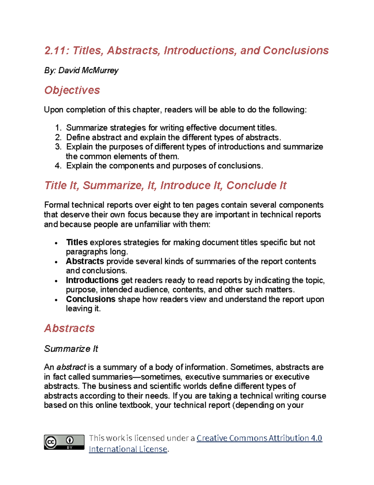 OTC-Ch2 - Lecture Summary - This work is licensed under a Creative ...