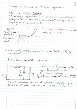 Diode applications examples - QUESTION 1 [20] Load line analysis: a ...