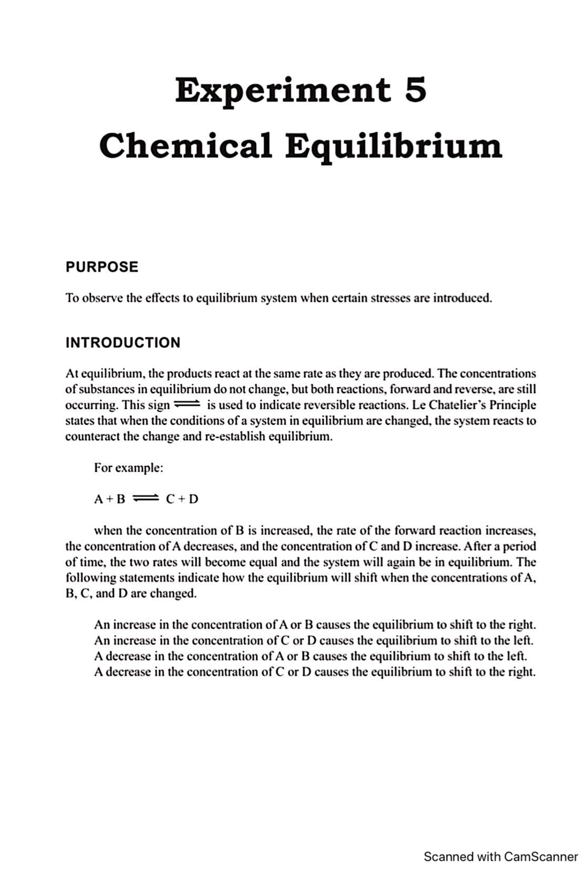 Lab Manual [Exp 5] - Chemistry Of Education - Studocu