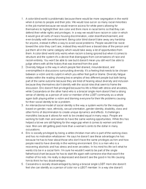 Chapter 1 Everything's An Argument Quote Sheet - Quote In this column ...