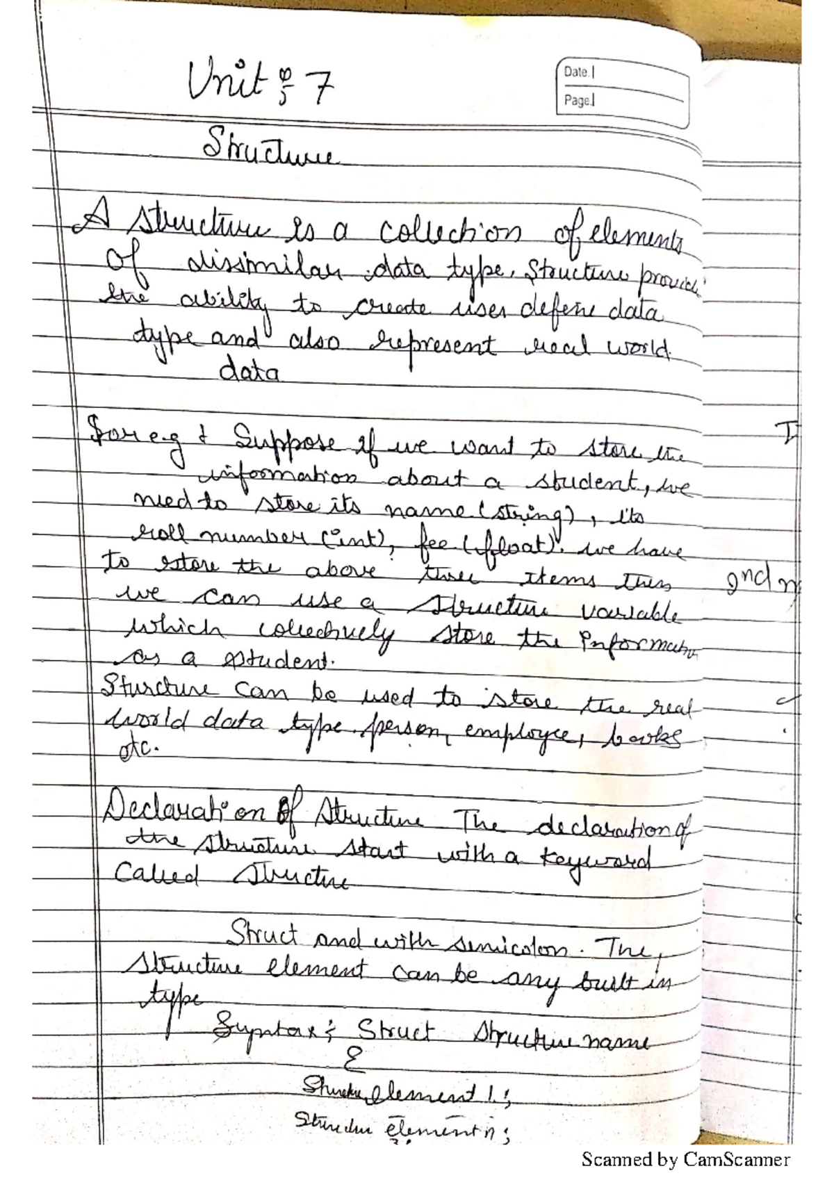 PPS Chapter - 7 - N/A - Computer science engineering - Studocu