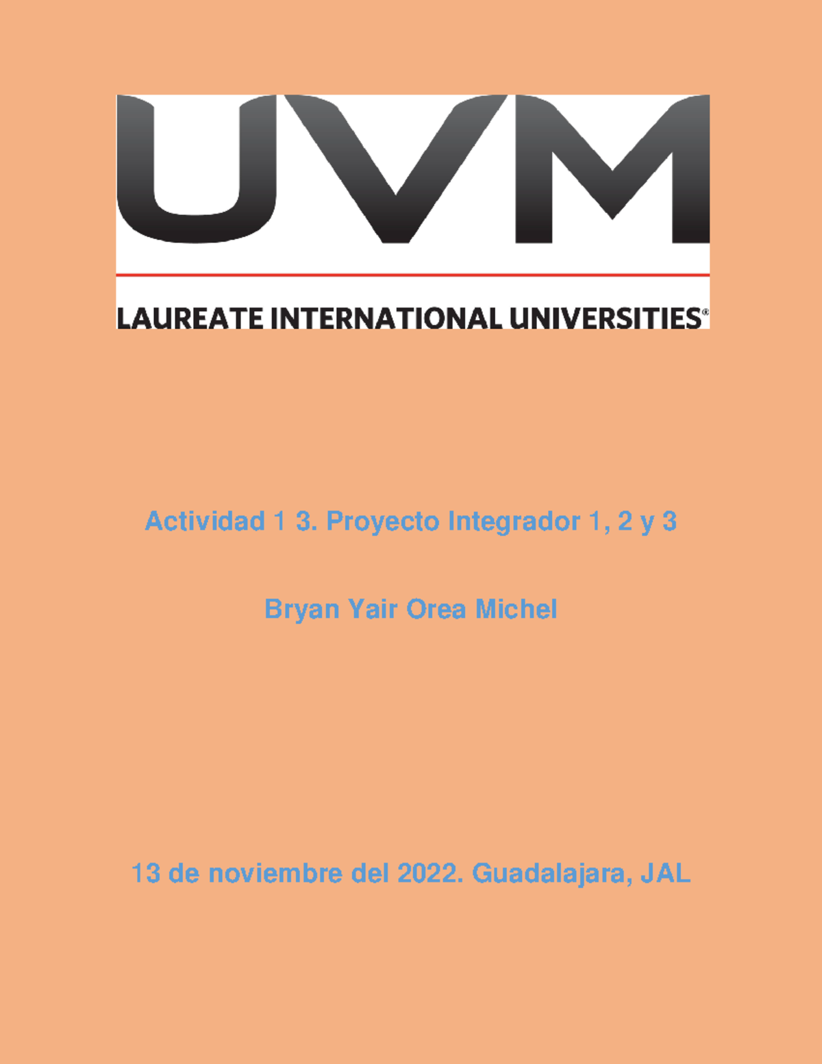 Proyecto integrador etapa 3 BYOM - Actividad 1 3. Proyecto Integrador 1 ...