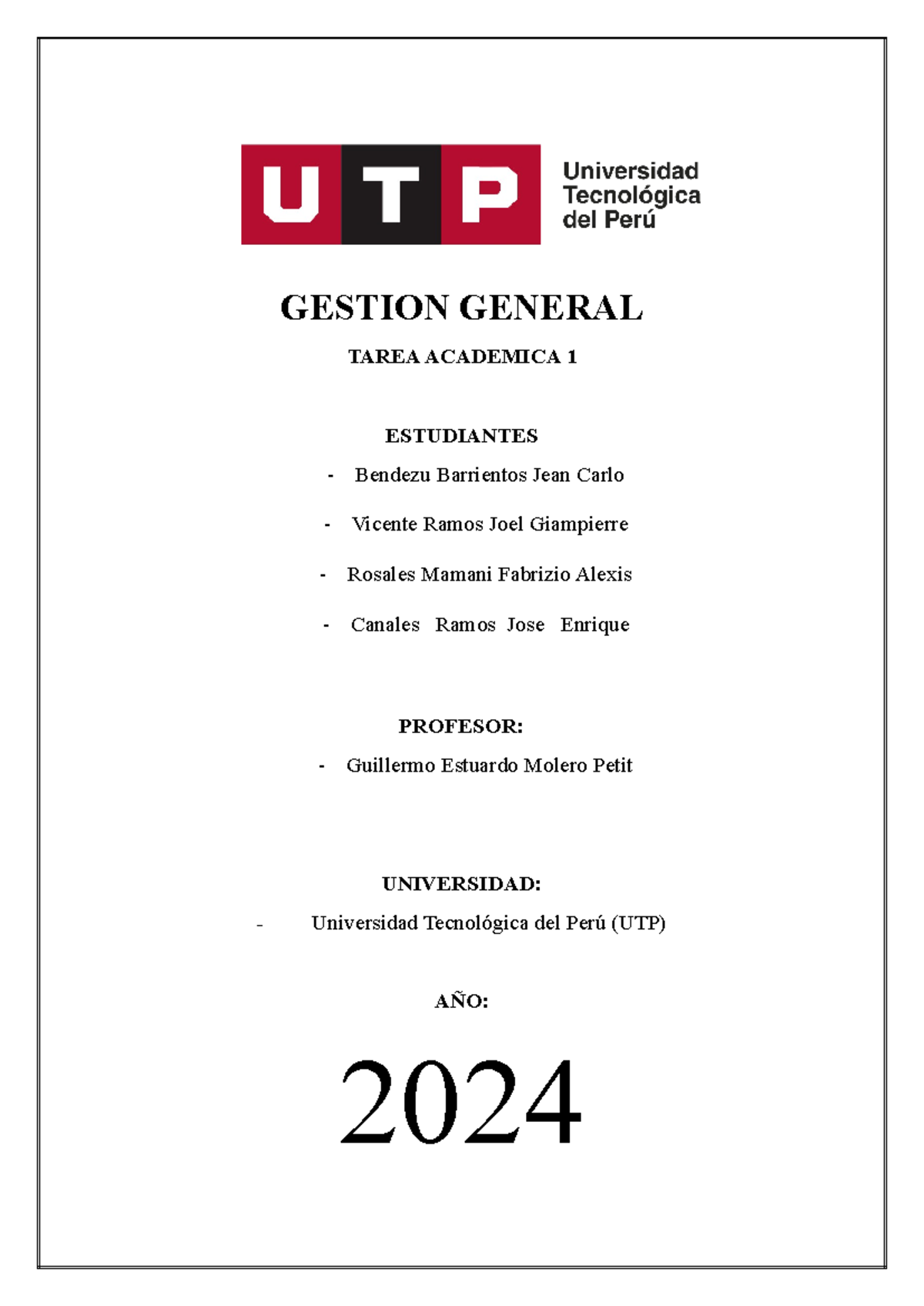 Tarea Academica 1 Apple - GESTION GENERAL TAREA ACADEMICA 1 ESTUDIANTES ...