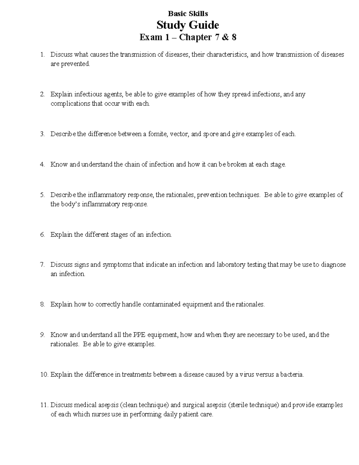 Study Guide - EXAM 1 - Ch 7 & 8 - 25599 - STC - Studocu